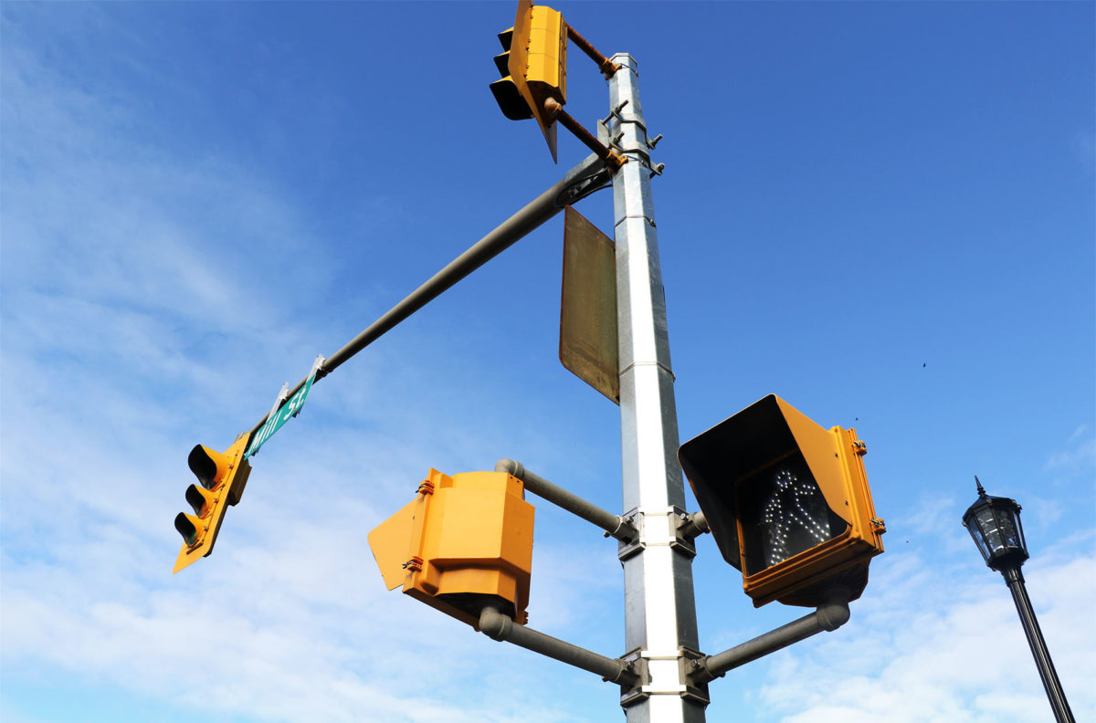 Walk Sign - Fiber Connections
